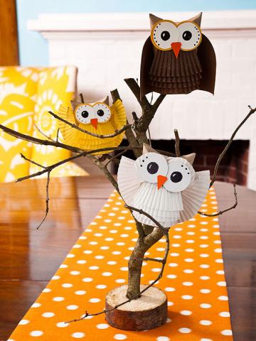 DIY: Φτιάξτε χάρτινες κουκουβάγιες | Infokids.com.cy